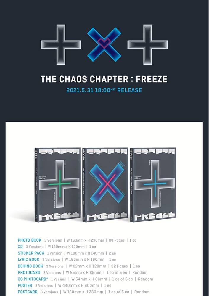 آلبوم The Chaos Chapter: Freeze از TXT – گیفت شاپ می‌توی