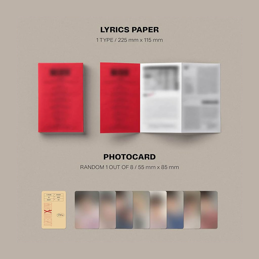 آلبوم Maxident از Stray Kids ورژن Digipack – گیفت شاپ می‌توی